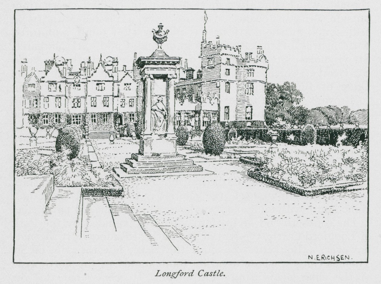 Longford Castle by Nelly Erichsen: Buy fine art print