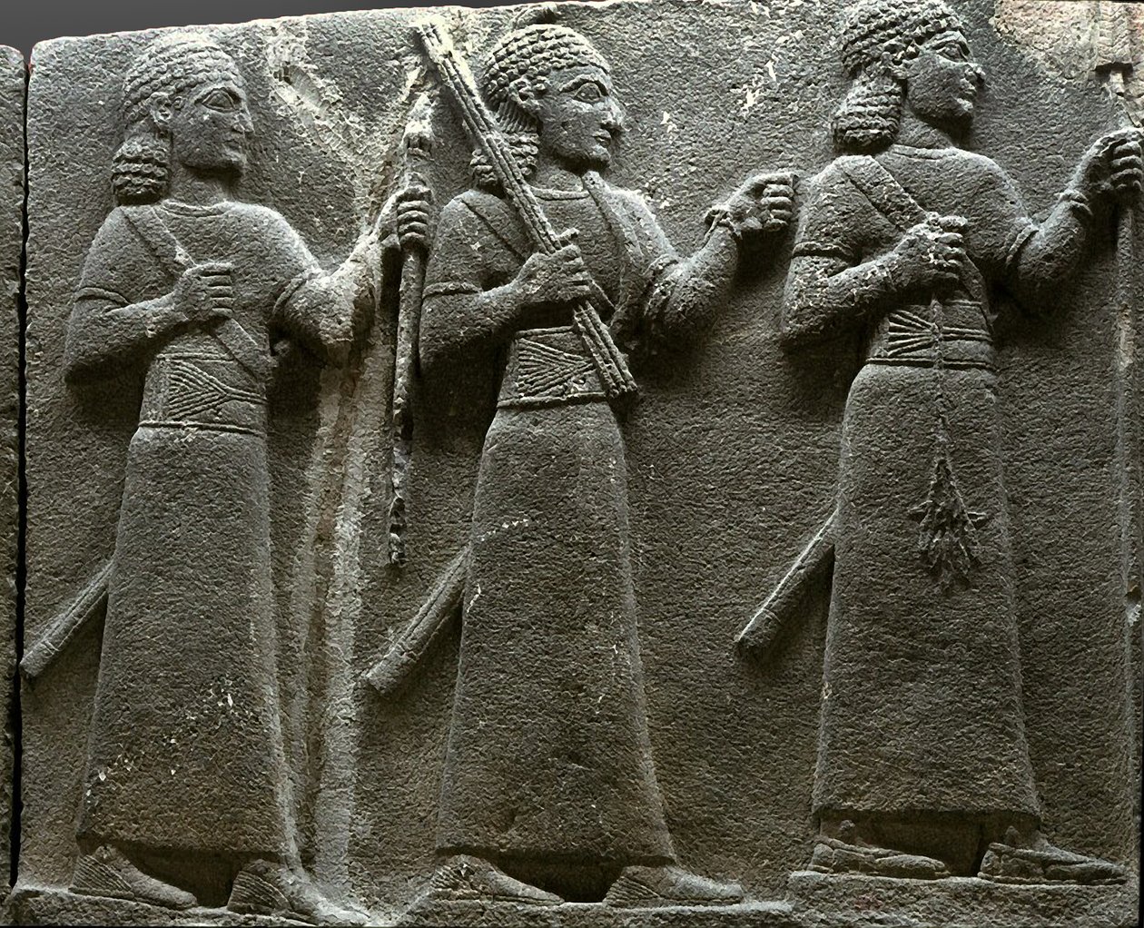 Relief Depicting Hittite Court Officials, from Turkey