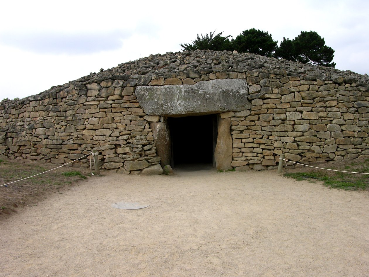 Entrance to the Passage Grave, discovered 1825 by Neolithic