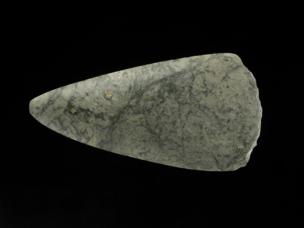 Jadeite axe, Neolithic Period (central Europe) by Neolithic