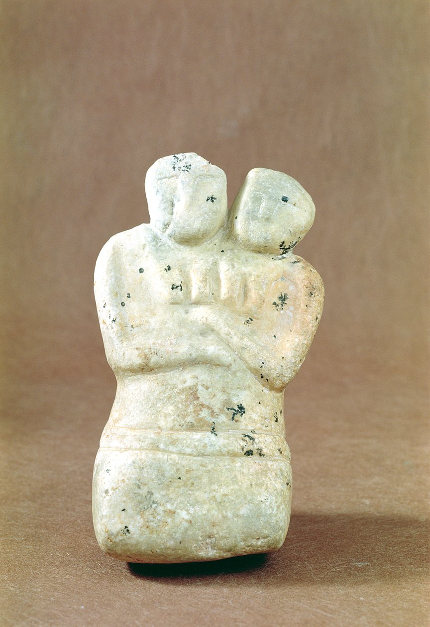 Statuette of a double-headed god by Neolithic