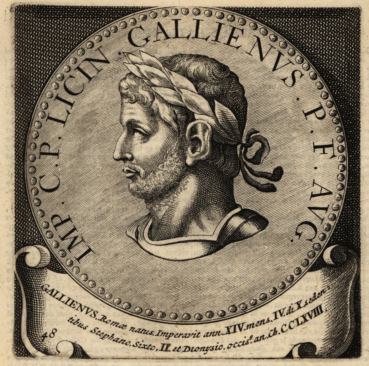 Portrait of Roman Emperor Gallienus by Netherlandish School