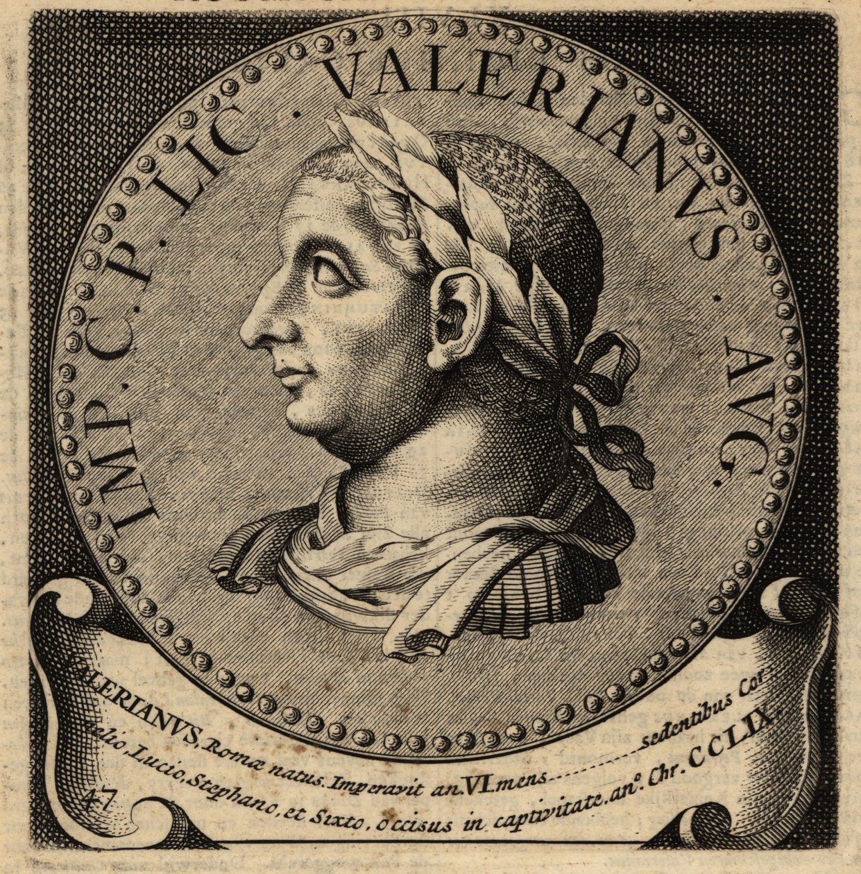 Portrait of Roman Emperor Valerian by Netherlandish School