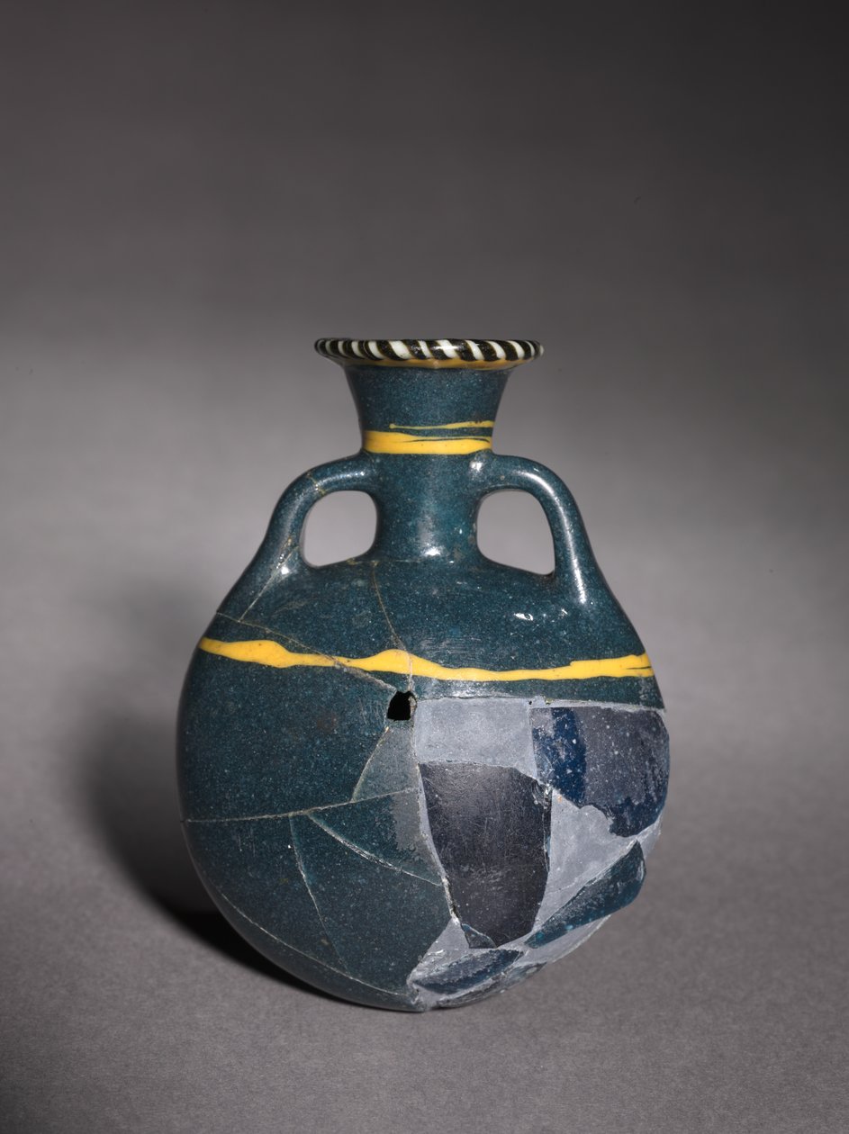 Lentoid Flask, or Pilgrim Flask, Late 18th to 19th Dynasty, c.1336-1186 BC