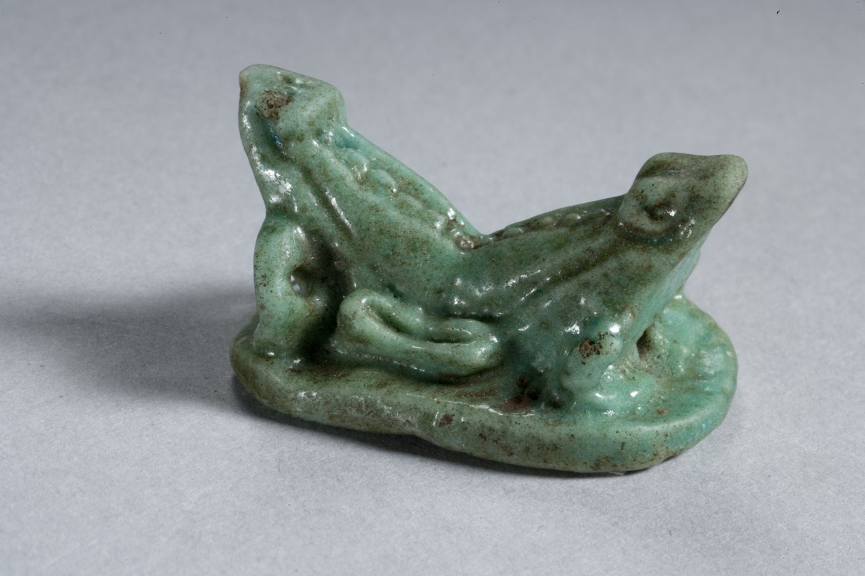 Scaraboid of Two Conjoined Frogs, 18th-19th Dynasty, 1540-1186 BC