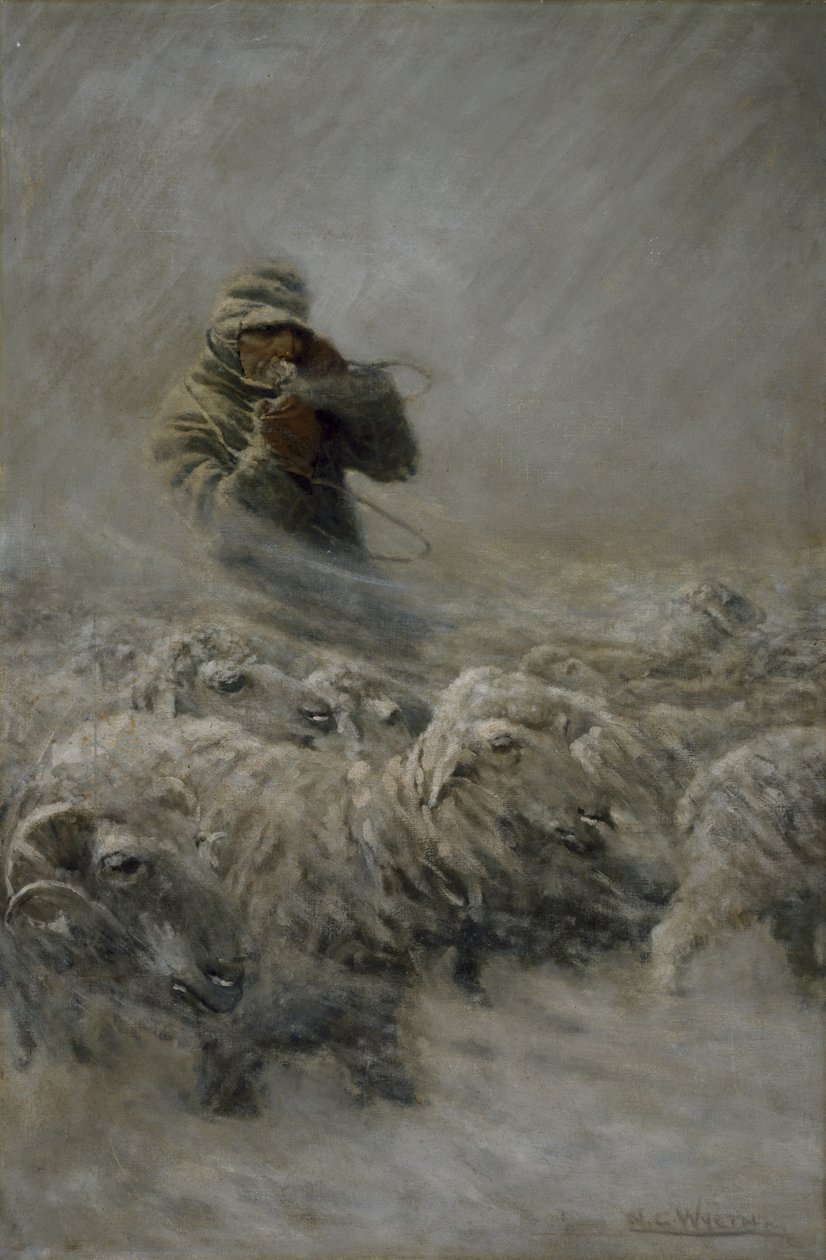 Sheep Herder, 1908 by Newell Convers Wyeth: Fine art print