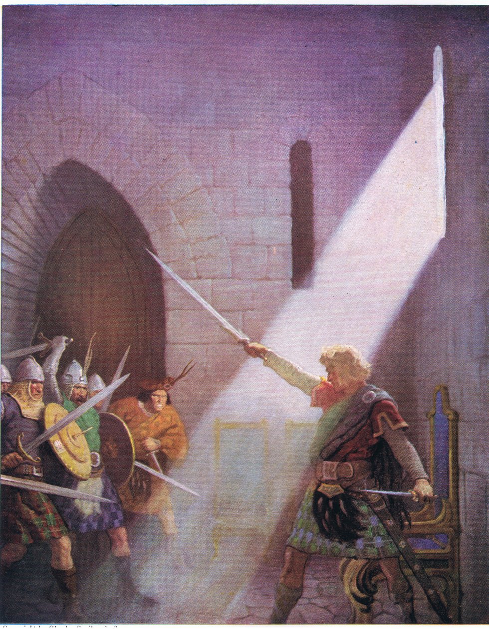 Wallace Draws the King's Sword, from The Scottish Chiefs Published by ...