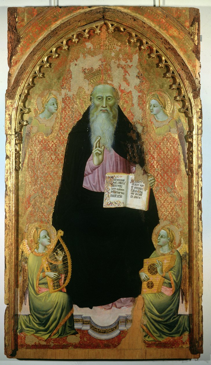 St. Anthony Abbot Holding the Book of the Antonites, 1371