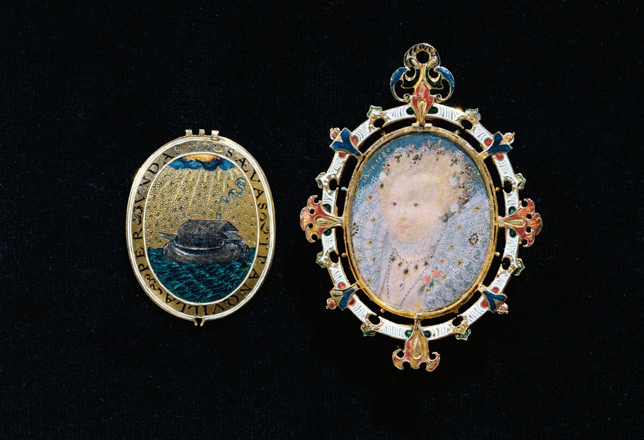 The Heneage Jewel or Armada Jewel, Miniature of Queen Elizabeth I ...