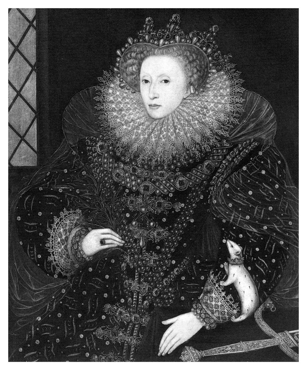 Queen Elizabeth, The Ermine Portrait, 1585