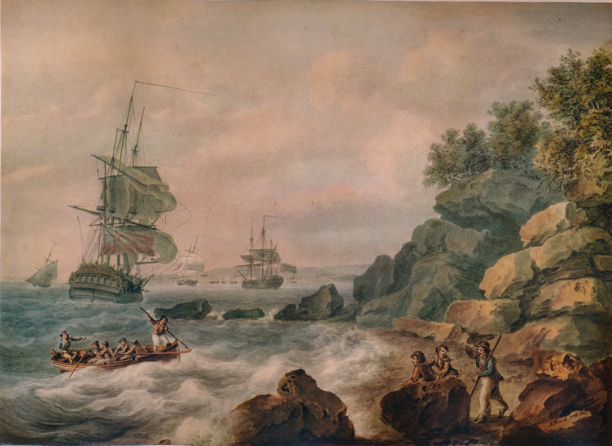 In the Bristol Channel by Nicholas Pocock: Fine art print