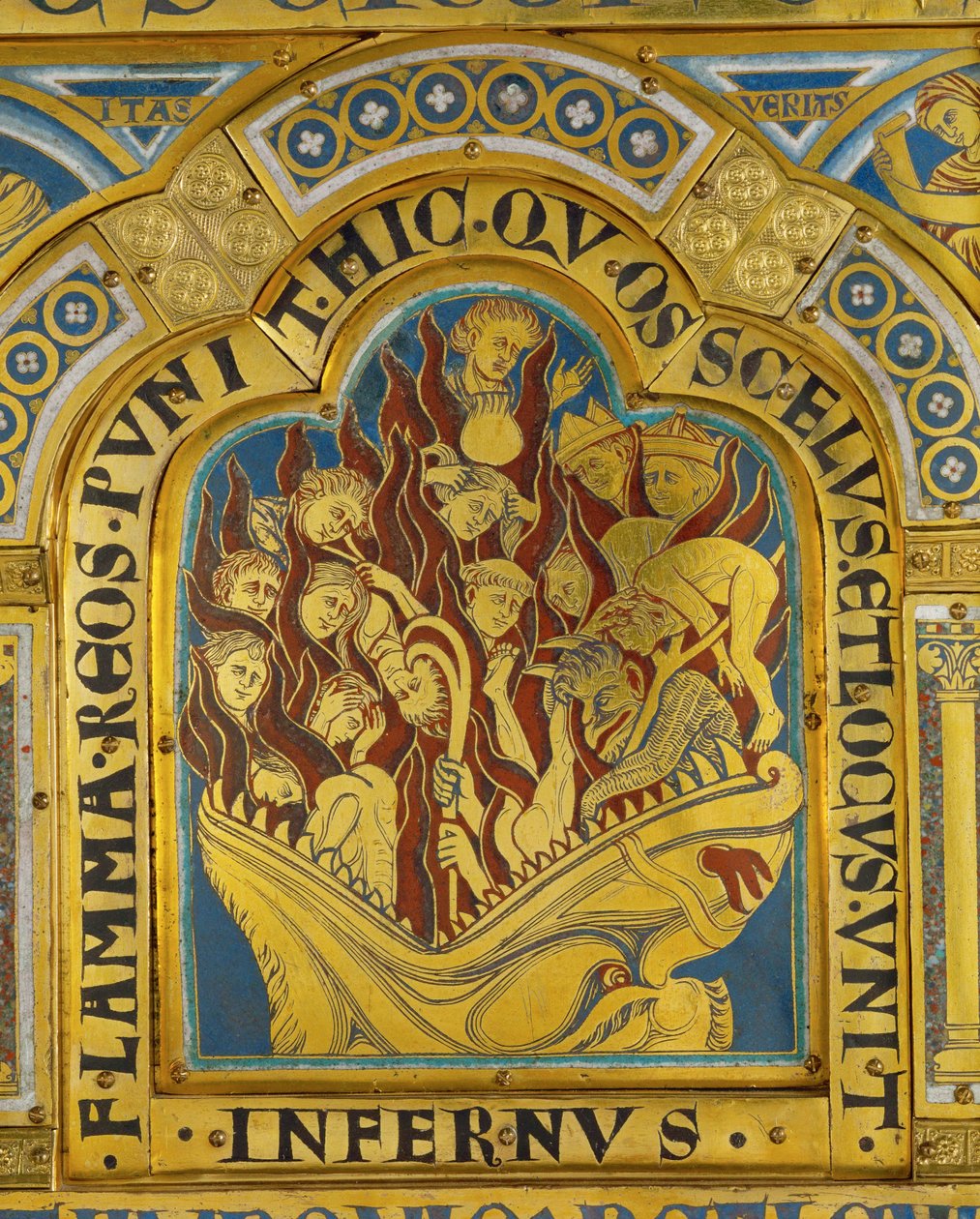 The Damned in Hell, from the Verdun Altar