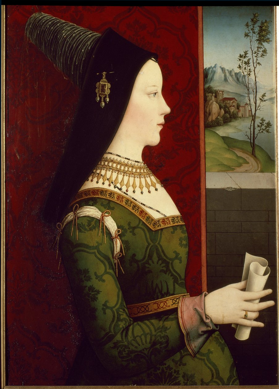 Portrait of Mary, Duchess of Burgundy by Niclas Reiser