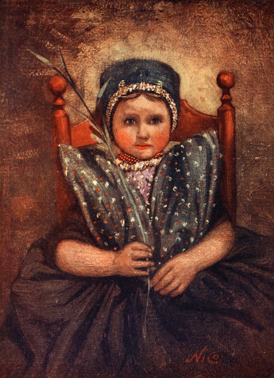 A Little Maiden, 1904 by Nico Jungman: Buy fine art print