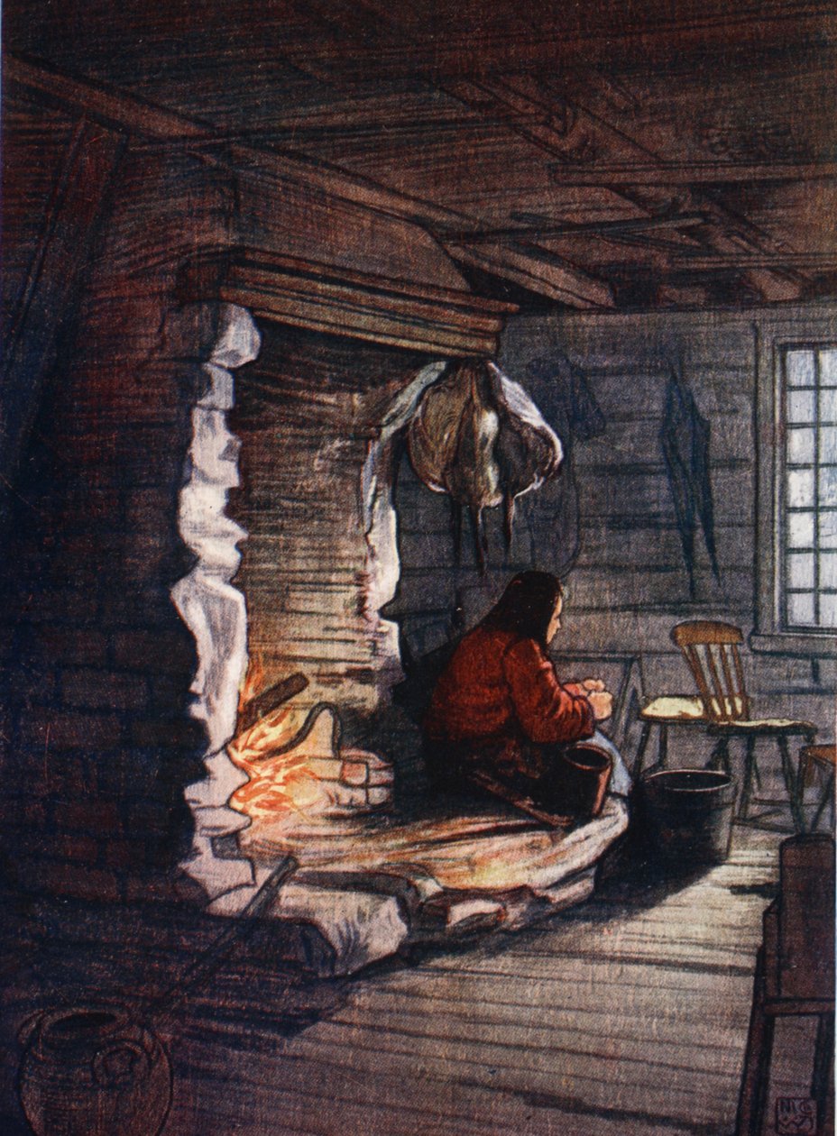 Making the Dinner: A Cottage Interior at Selbo, 1905