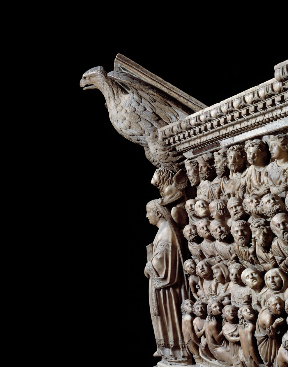 Gothic Art: An Eagle (Detail) by Nicola Pisano