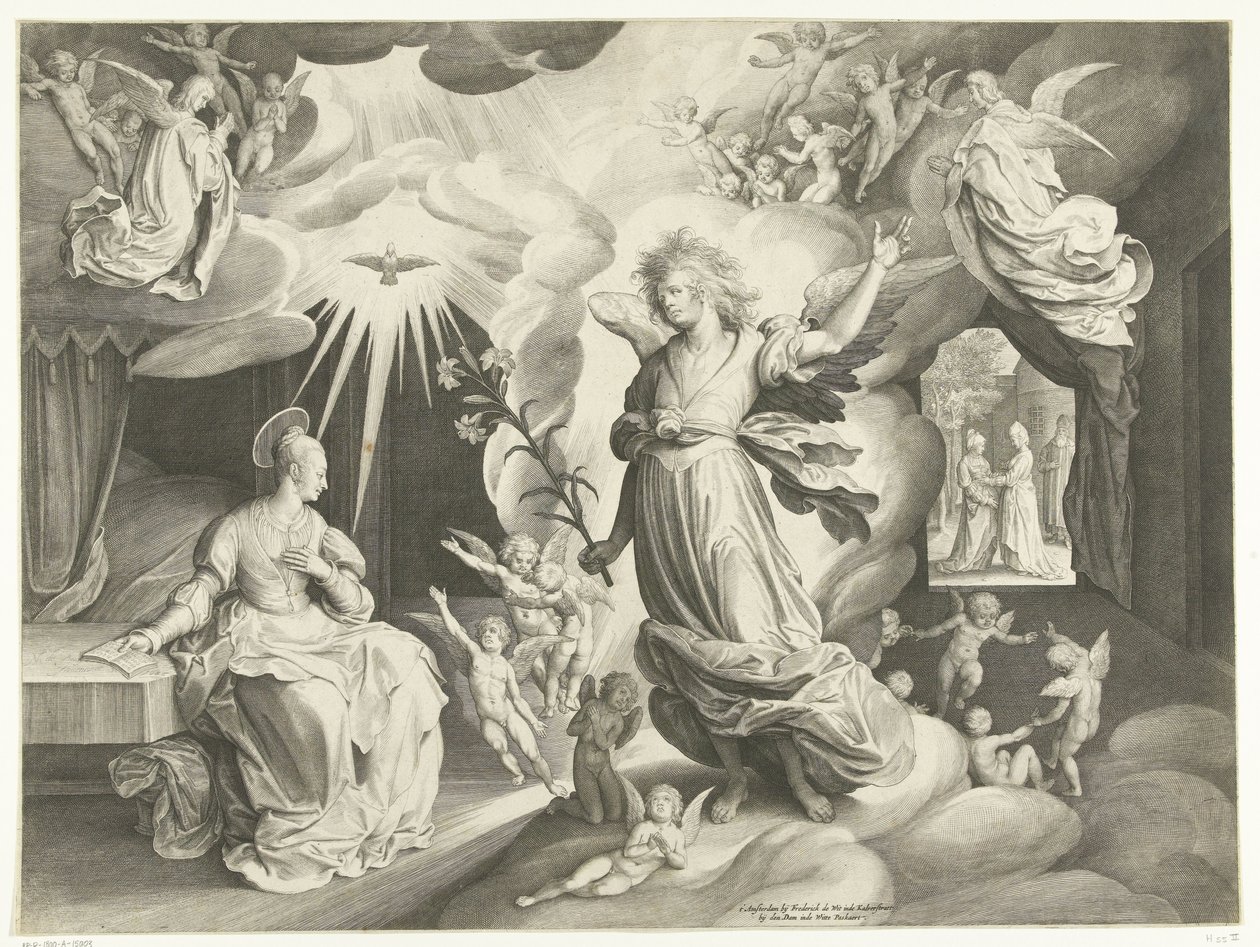 Annunciation by Nicolaes de Bruyn: Buy fine art print