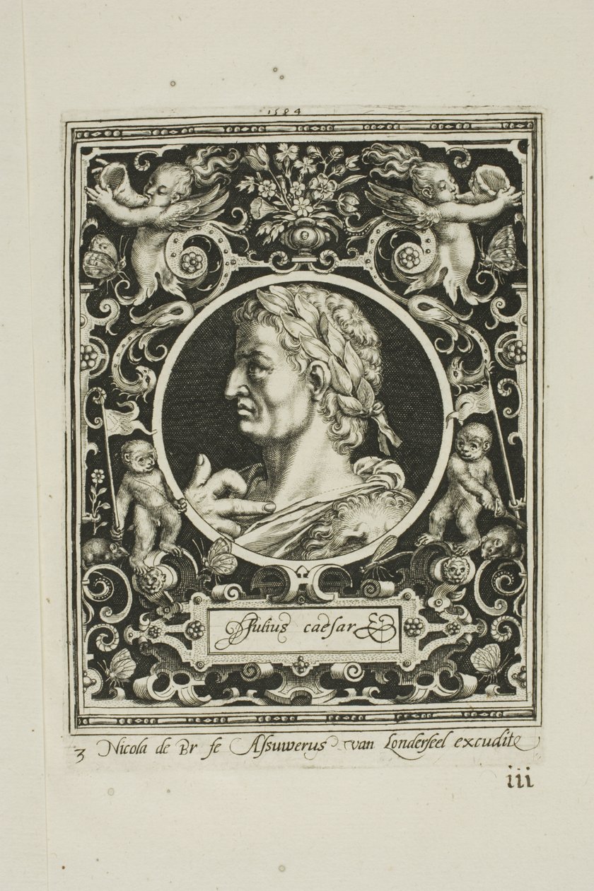 Julius Caesar, plate three from The Nine Worthies
