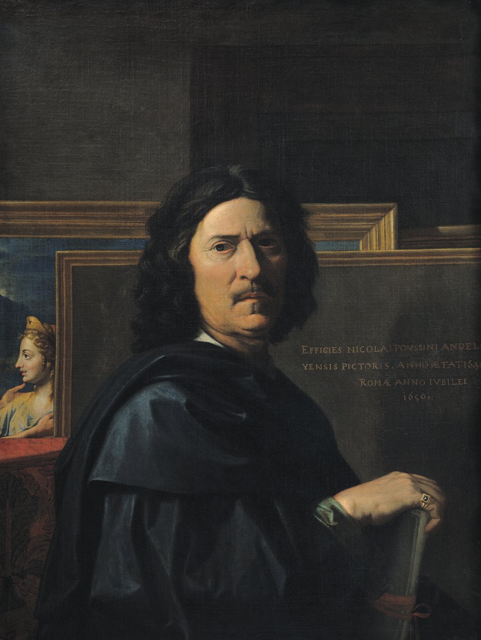 Portrait of the Artist by Nicolas Poussin: Fine art print