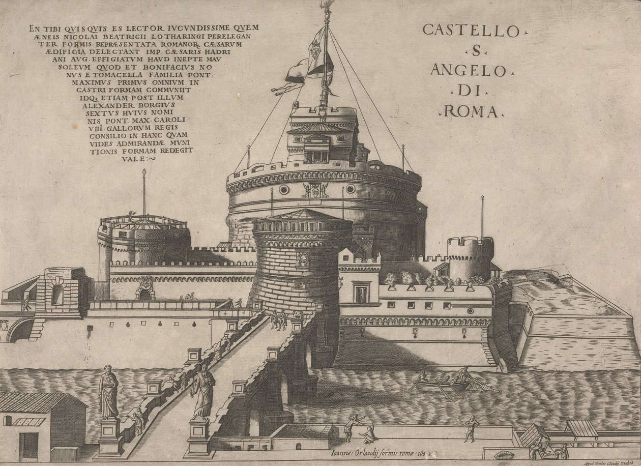 Castello S. Angelo Di Roma by Nicolas Beatrizet