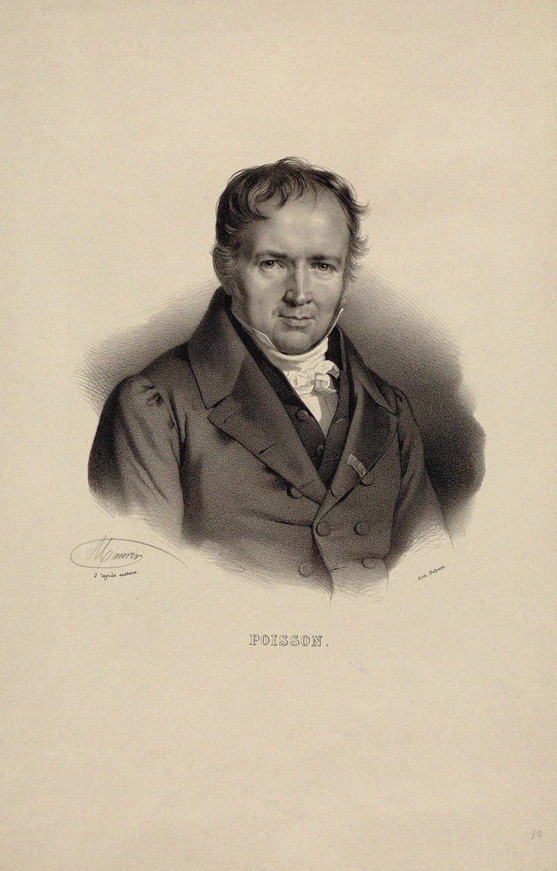 Portrait of Siméon Denis Poisson, 1781-1840