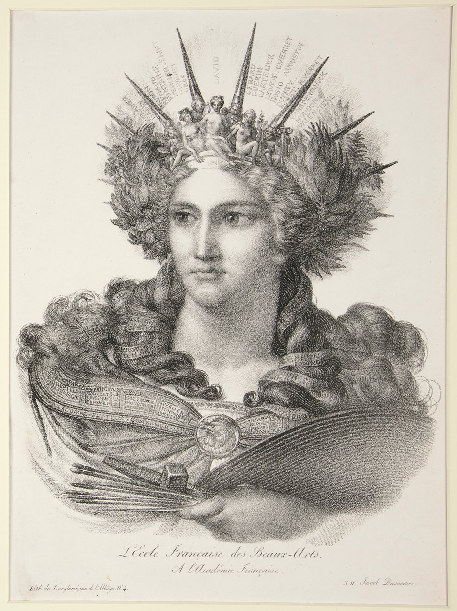 The by Nicolas Henri Jacob: Highest-quality art reproduction