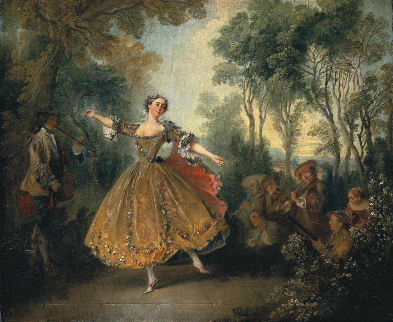 Miss Camargo Dancing by Nicolas Lancret: Fine art print