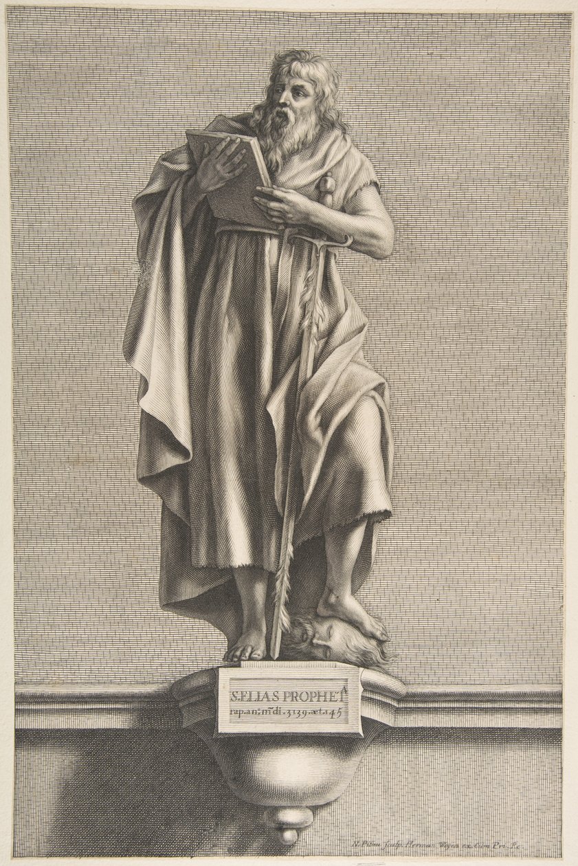 The Prophet Elias by Nicolas Pitau: Buy fine art print