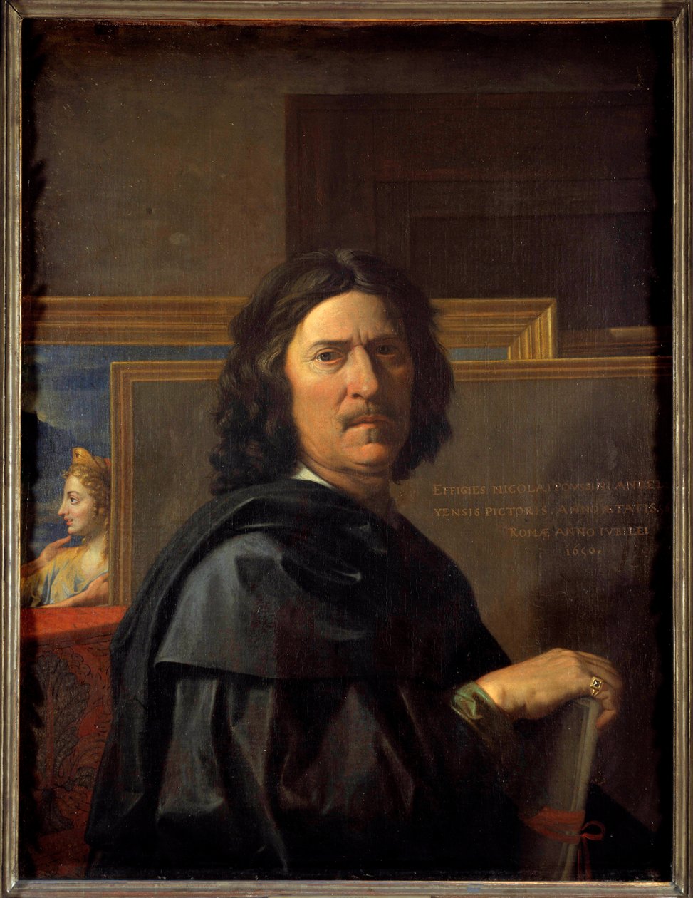 Self-Portrait at the Age of 56 by Nicolas Poussin