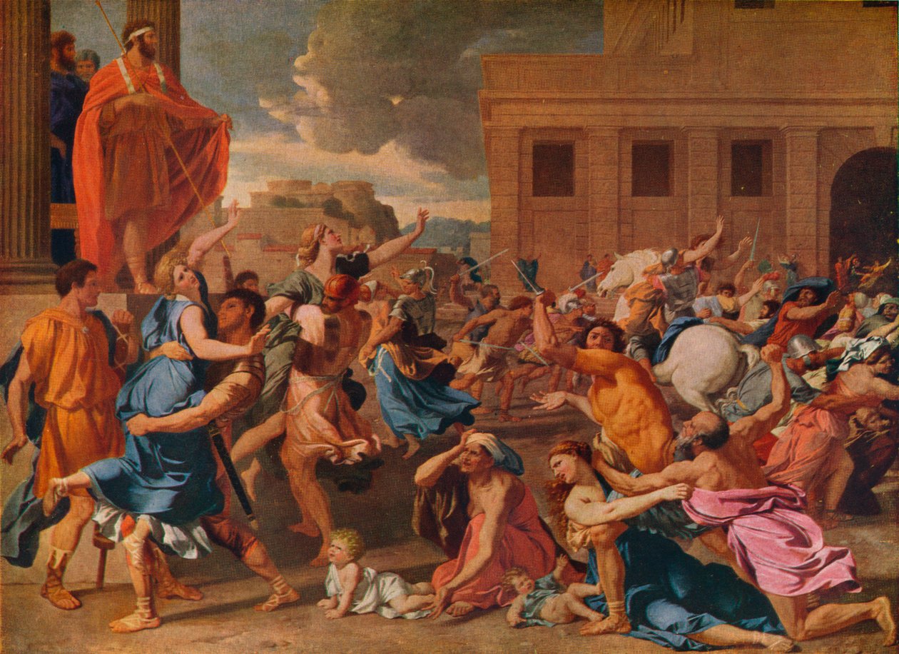 The Abduction of the Sabine Women by Nicolas Poussin