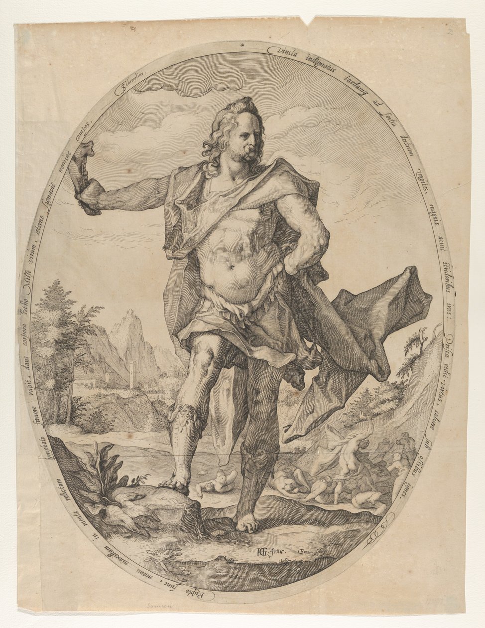 Samson from Heroes and Heroines of the Old Testament, ca. 1597