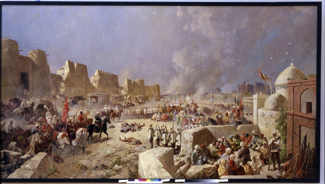 The Russian Army invaded Samarkand