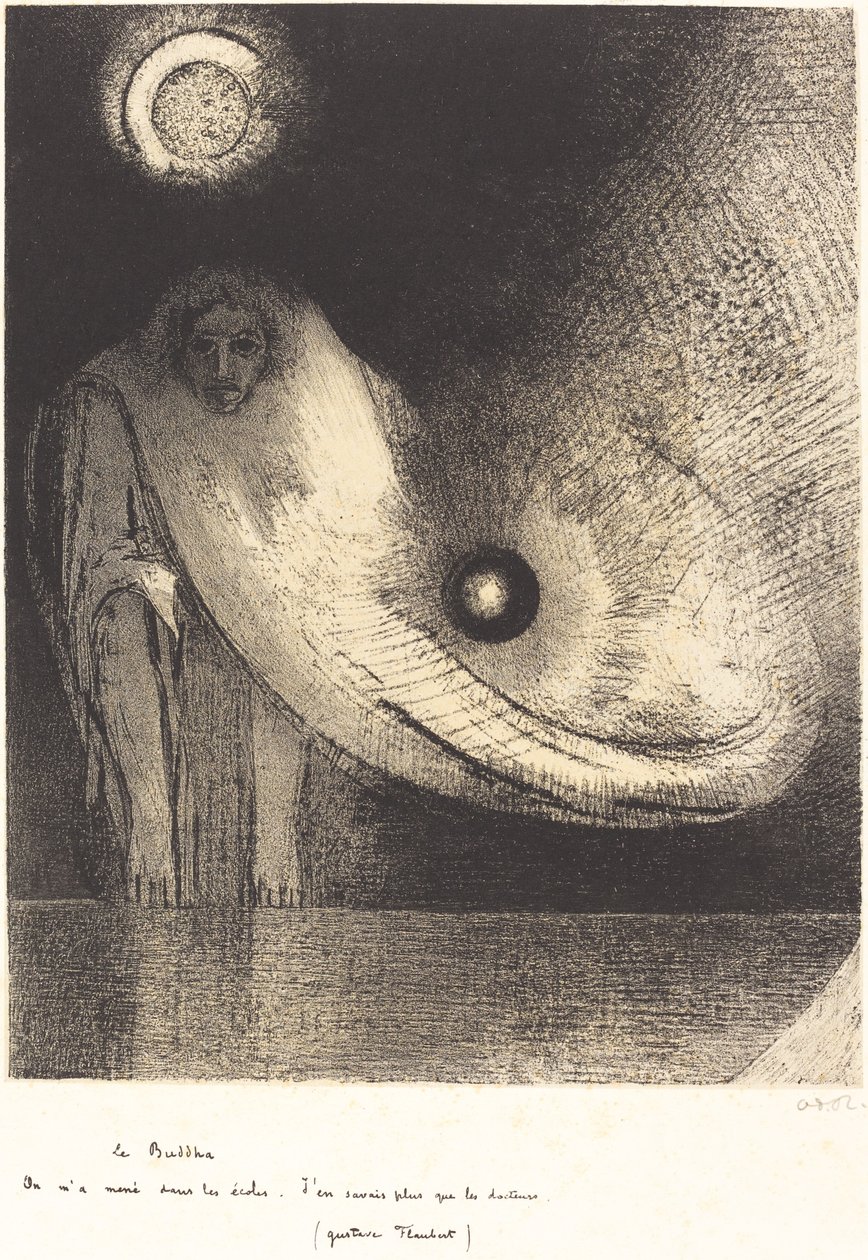 Le Buddha by Odilon Redon: Highest-quality art reproduction