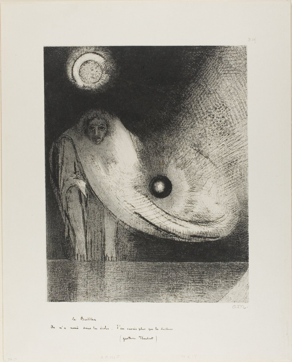 The Buddha by Odilon Redon: Highest-quality art reproduction