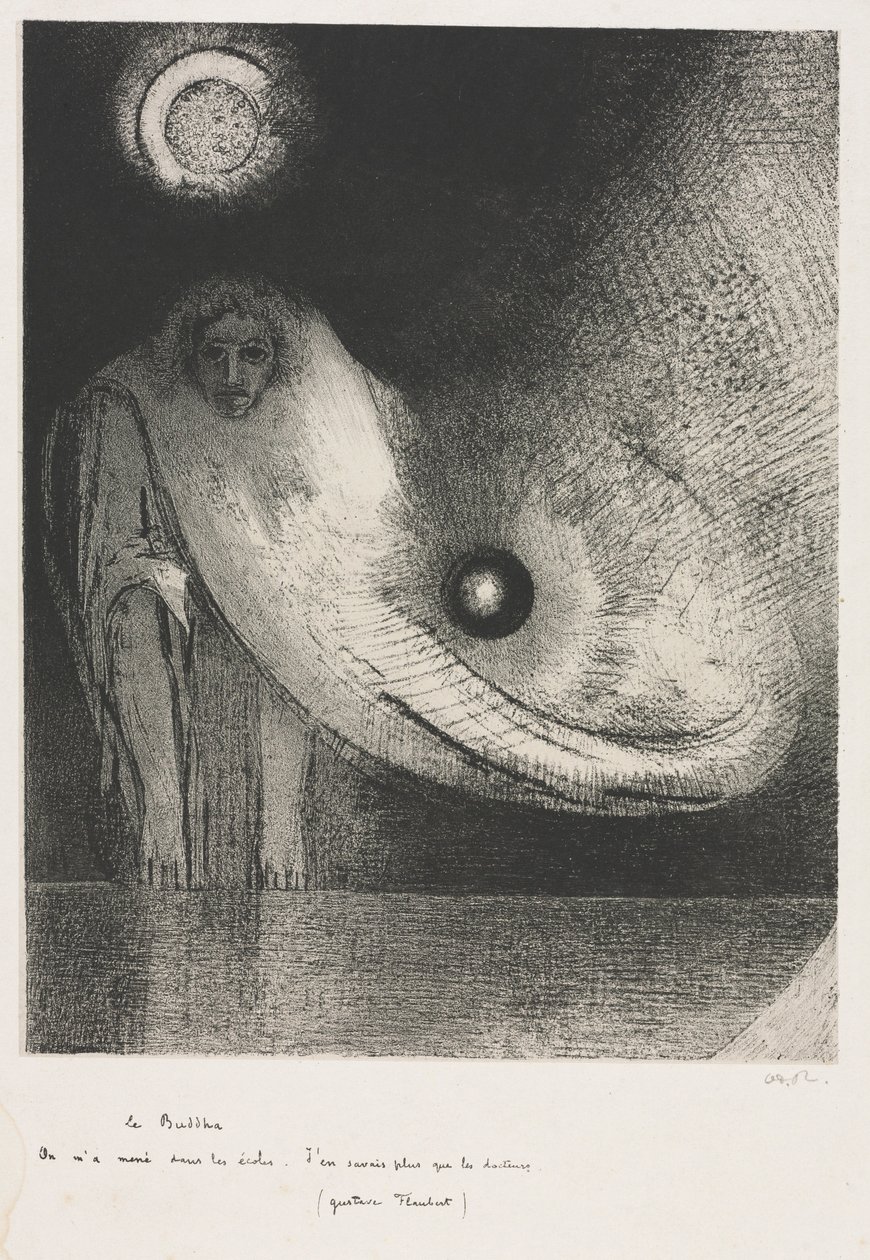 The Buddha by Odilon Redon: Highest-quality art reproduction