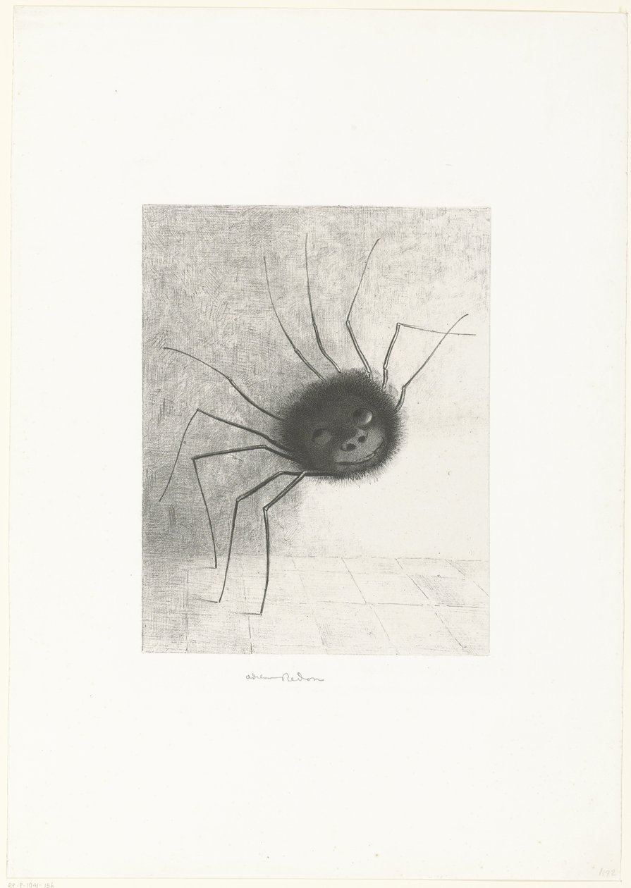 The Spider by Odilon Redon: Highest-quality art reproduction