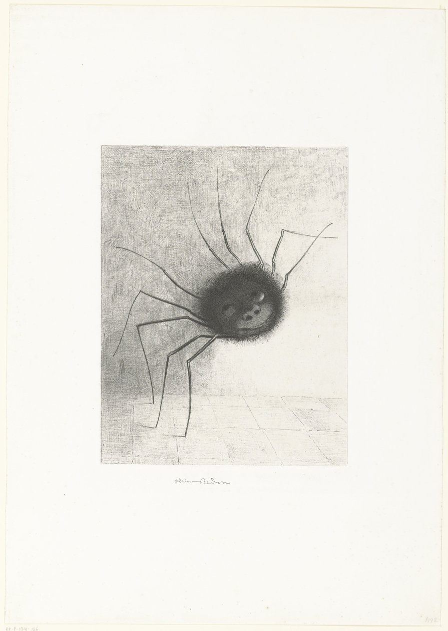 The Spider by Odilon Redon: Highest-quality art reproduction