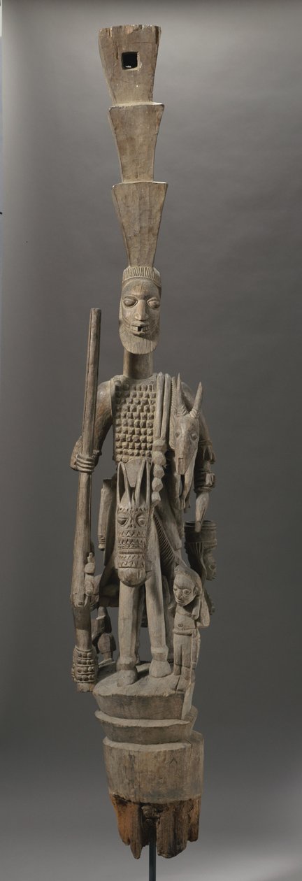 Yoruba veranda post, Nigeria by Olowe of Ise