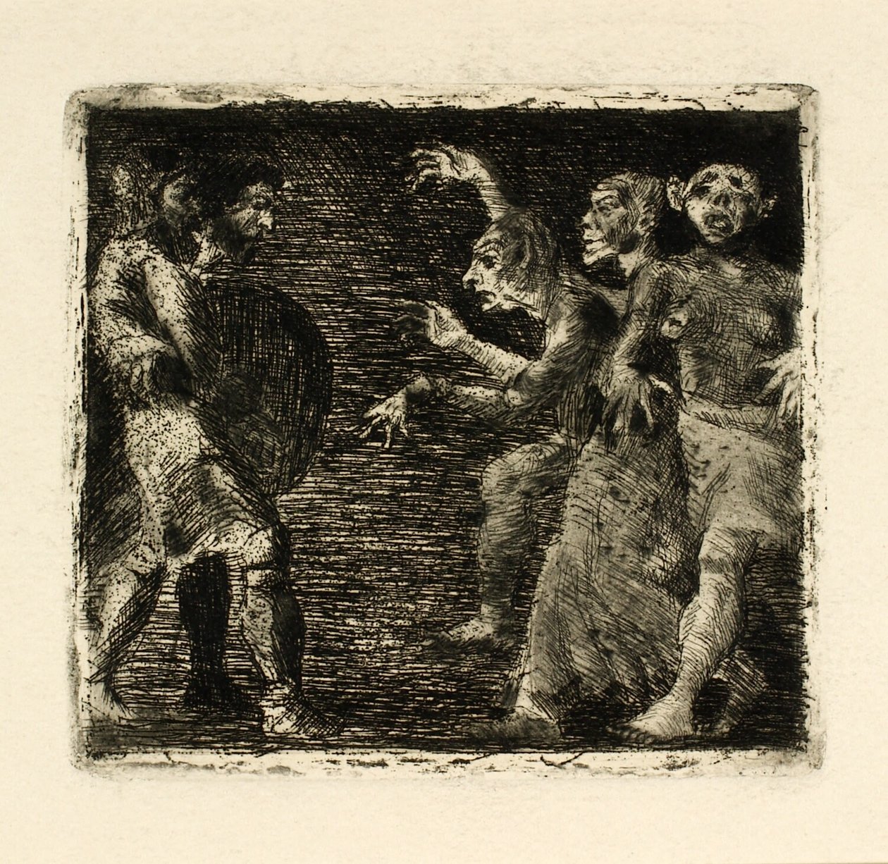 Macbeth and the Witches by Oluf Hartmann: Fine art print