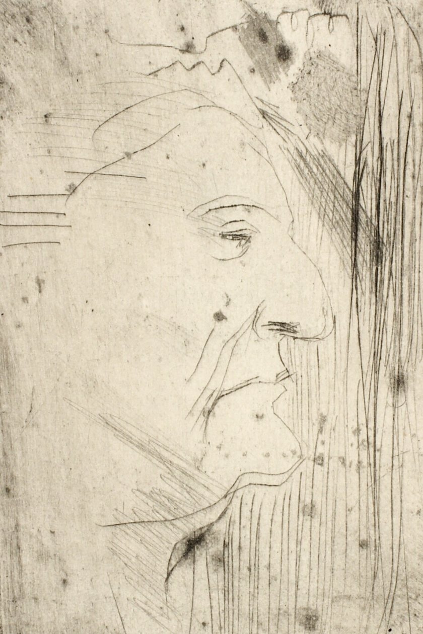 Portrait of the Artist's Mother by Oluf Hartmann