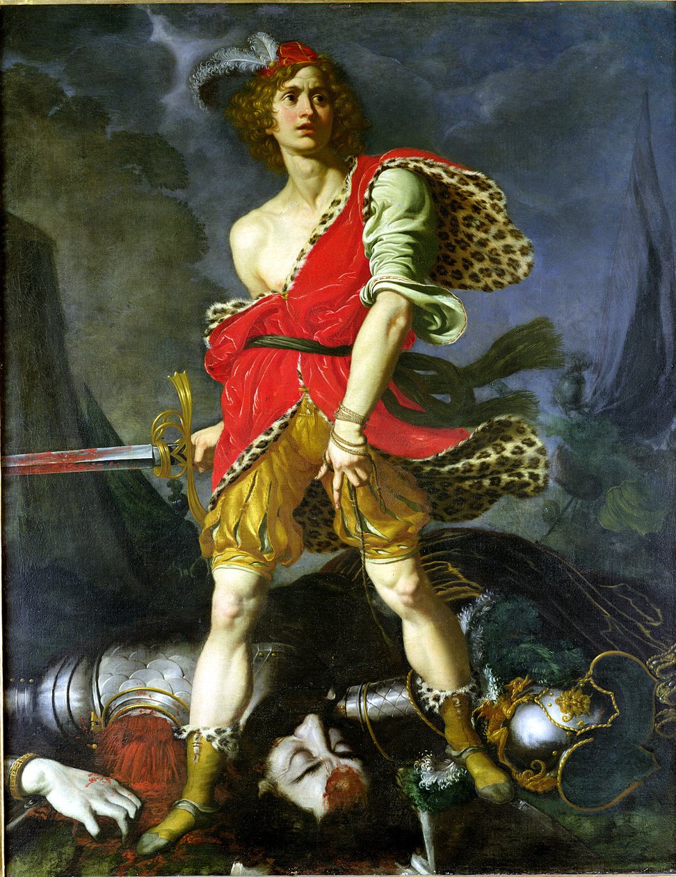 David and Goliath by Onorio Marinari: Buy fine art print