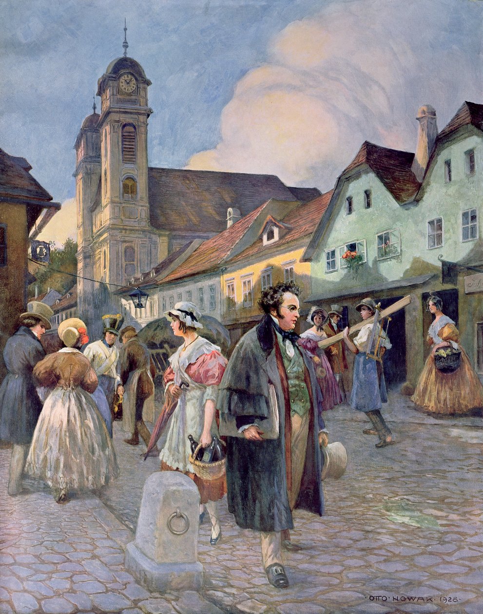 Franz Peter Schubert in Liechtenthal, 1928