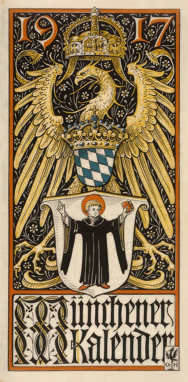 Munich City Coat of Arms by Otto Hupp: Buy fine art print