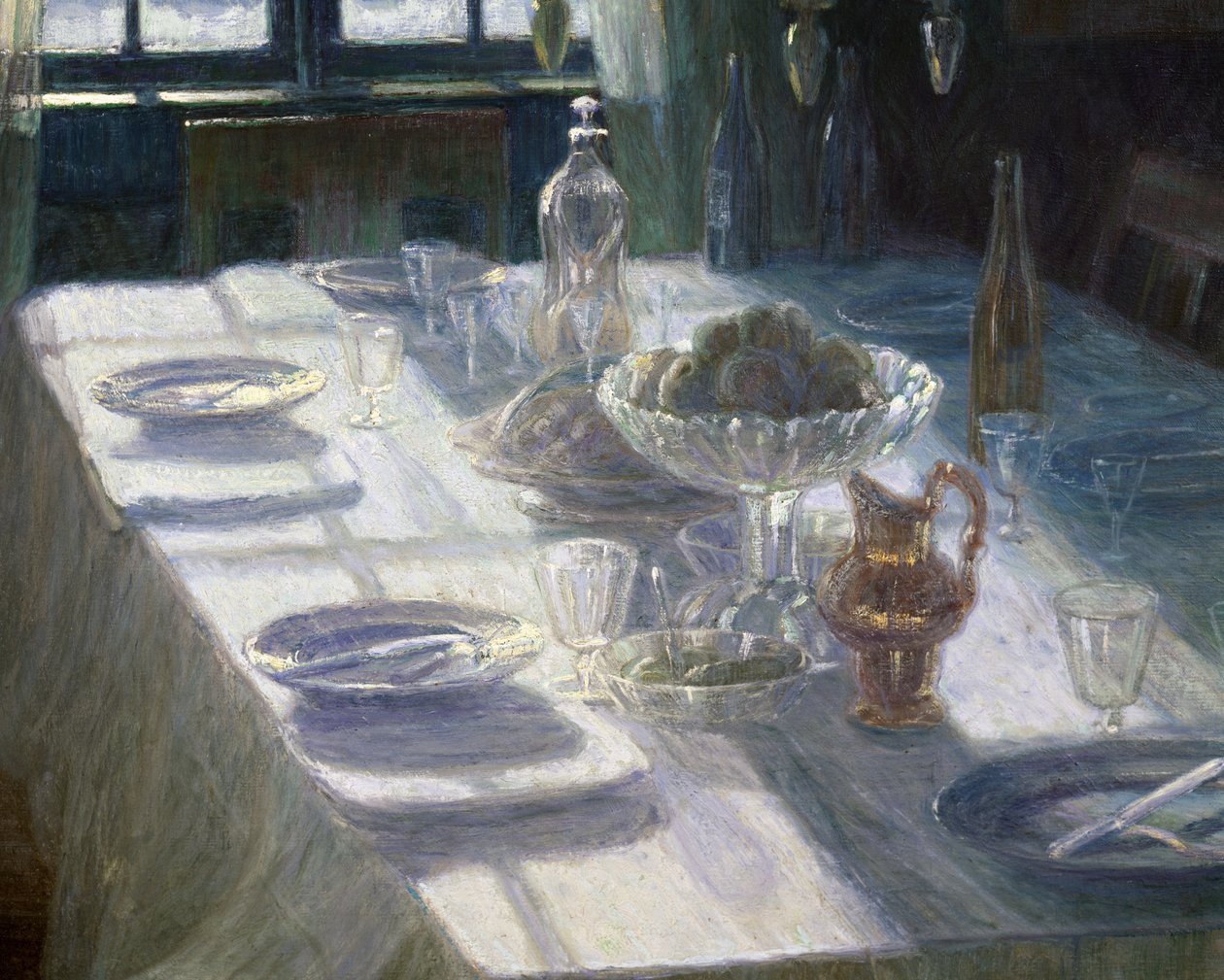 Moonlight by Otto Valstad: Highest-quality art reproduction