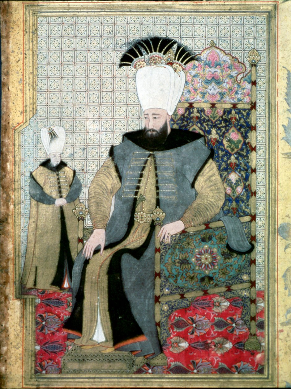 Portrait of Sultan Ahmet III by Ottoman School