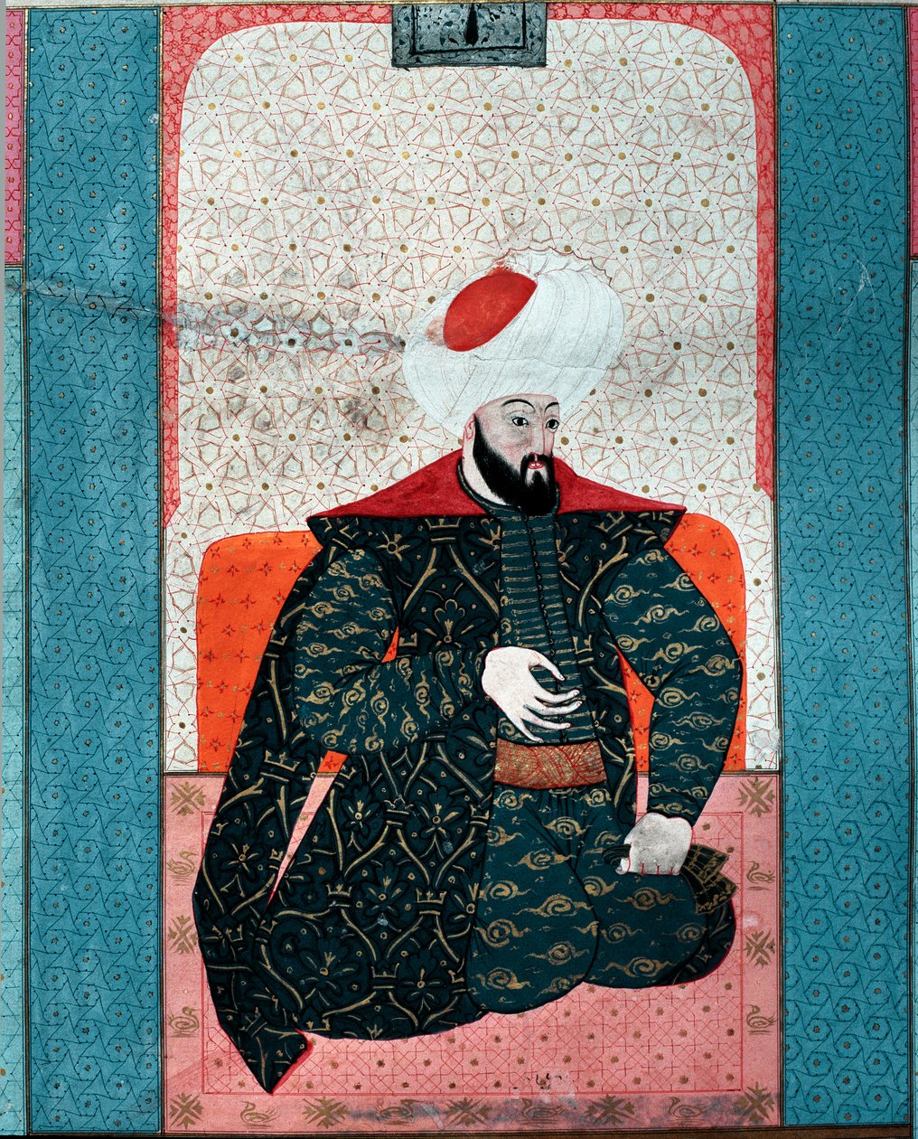 Portrait of Sultan Osman I by Ottoman School