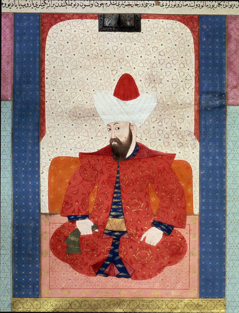 Portrait of the Sultan of the Ottoman Empire Orhan I