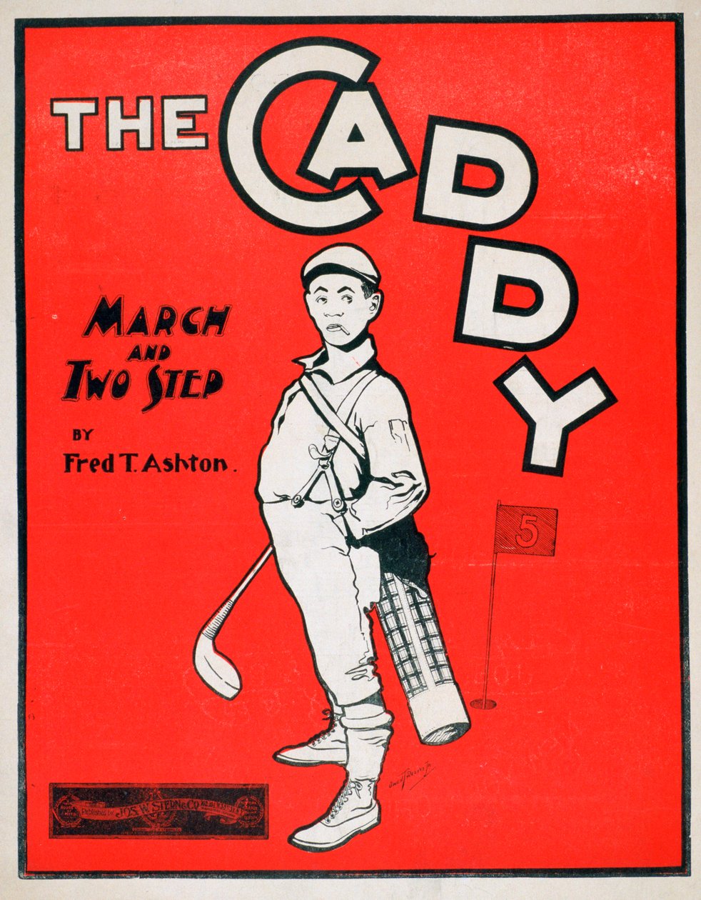 The Caddy, sheet music cover by Owen T Reeves