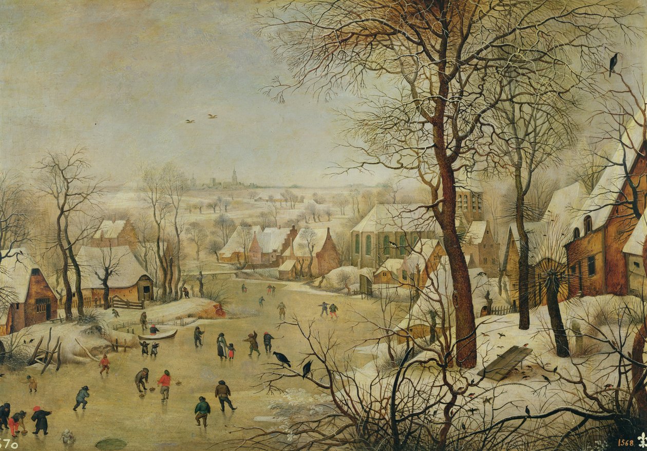 Winter Landscape with Bird Trap