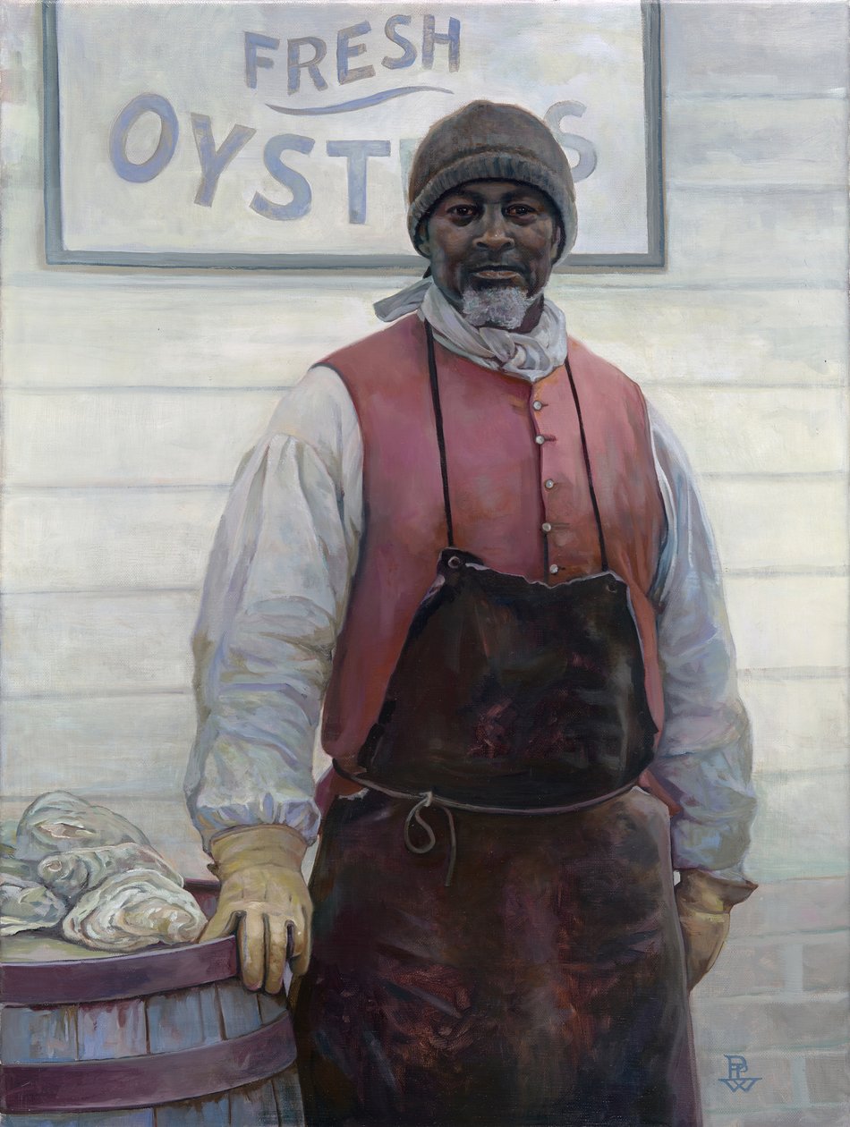 The Oysterman by Pamela Patrick White: Buy fine art print